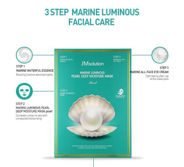 JMsolution - Marine Luminous Pearl Deep Moisture Mask (single) - Shine 32 – Kosette Beauty Market